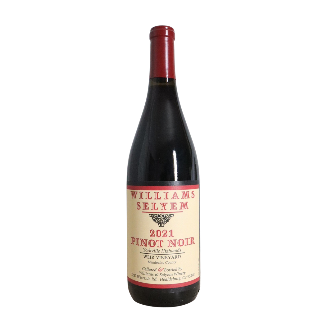 2021 Williams Selyem "Weir Vineyard" Pinot Noir, Yorkville Highlands ...