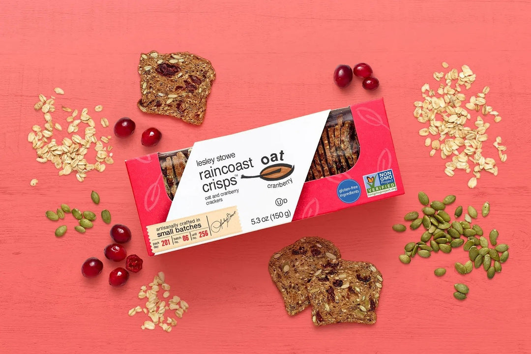 Raincoast Crisps Oat & Cranberry Crackers, GLUTEN-FREE, 5.3oz – PERRINE ...
