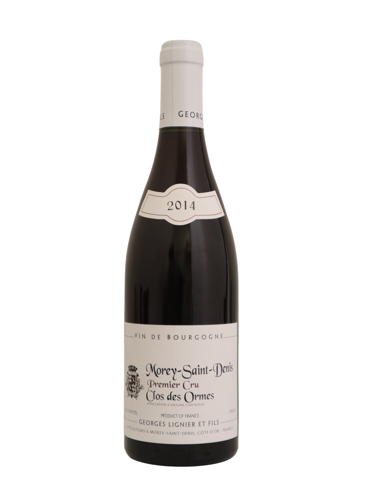 2014 Georges Lignier Morey-Saint-Denis 1er Cru "Clos des Ormes", Burgu ...
